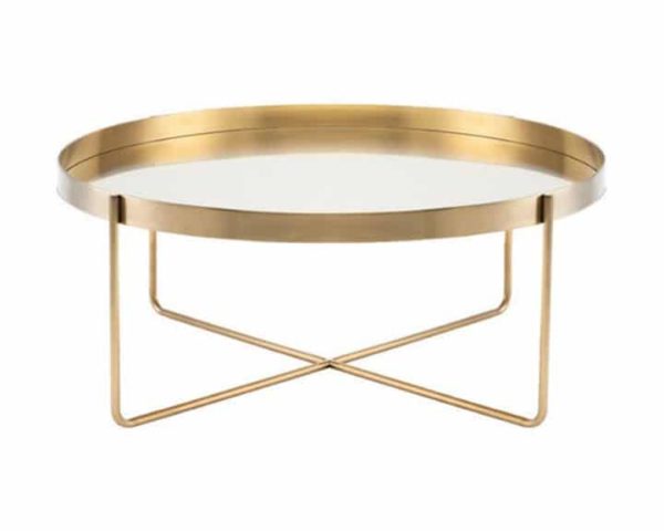 Oslo Round Table - Gold - Stuart Event Rentals
