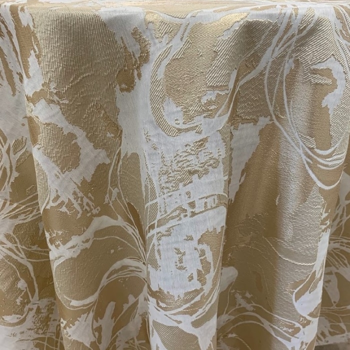 Magnolia Champagne Linen - Stuart Event Rentals