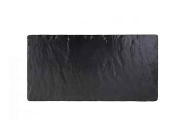 Black Melamine Platter Large - Stuart Event Rentals