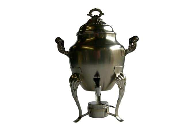 Stainless Steel Samovar 32 Cup - Stuart Event Rentals